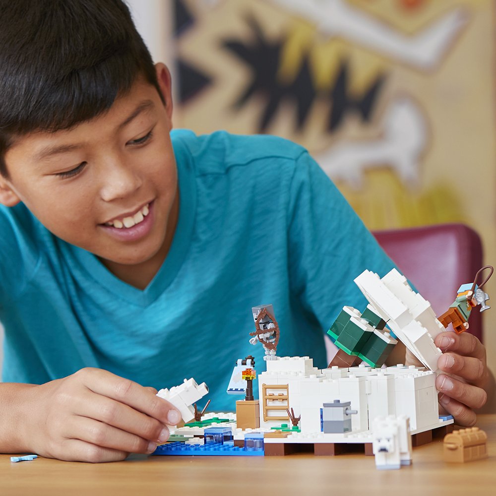 Lego MINECRAFT 21142 Iglu Polar - cumpăra în Chișinău, Moldova - UNO.md